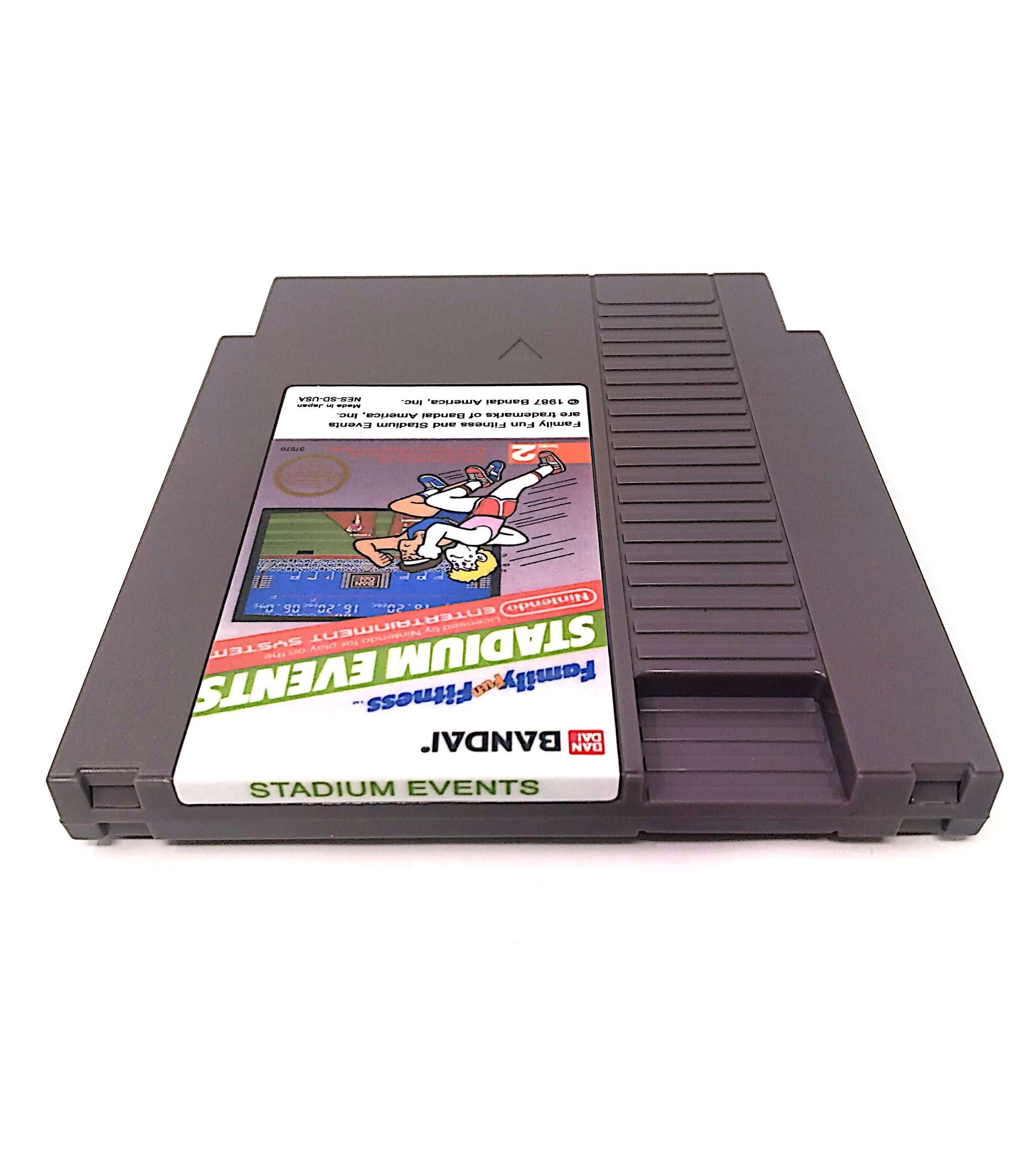 Family Fun Fitness Stadium Events Nintendo NES Cartridge Only - Etsy