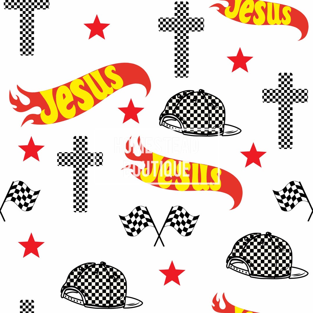 Jesus Hot Wheels Seamless - Etsy