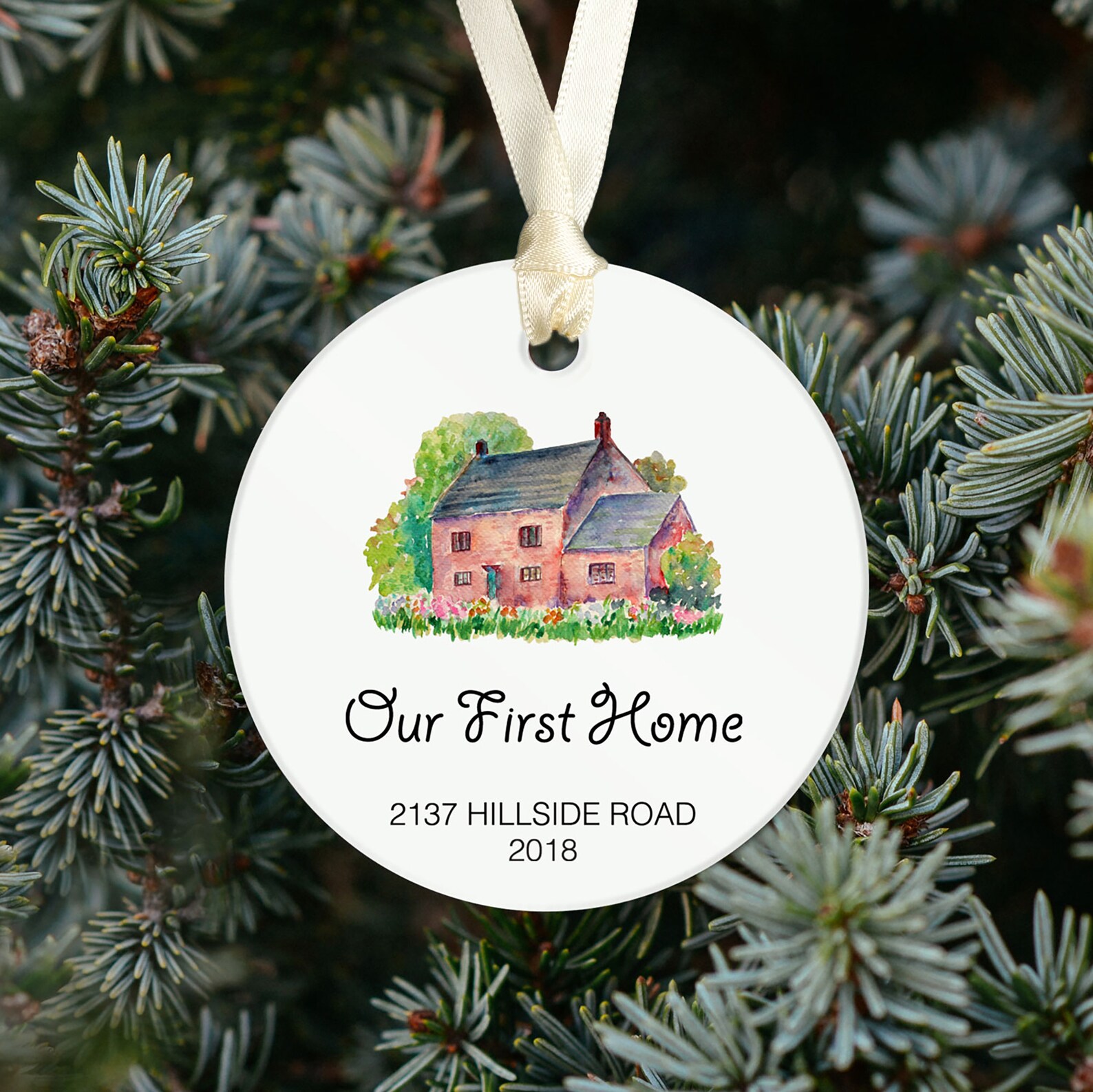 Our First Home Ornament - Personalized Ornament- Housewarming Gift ...