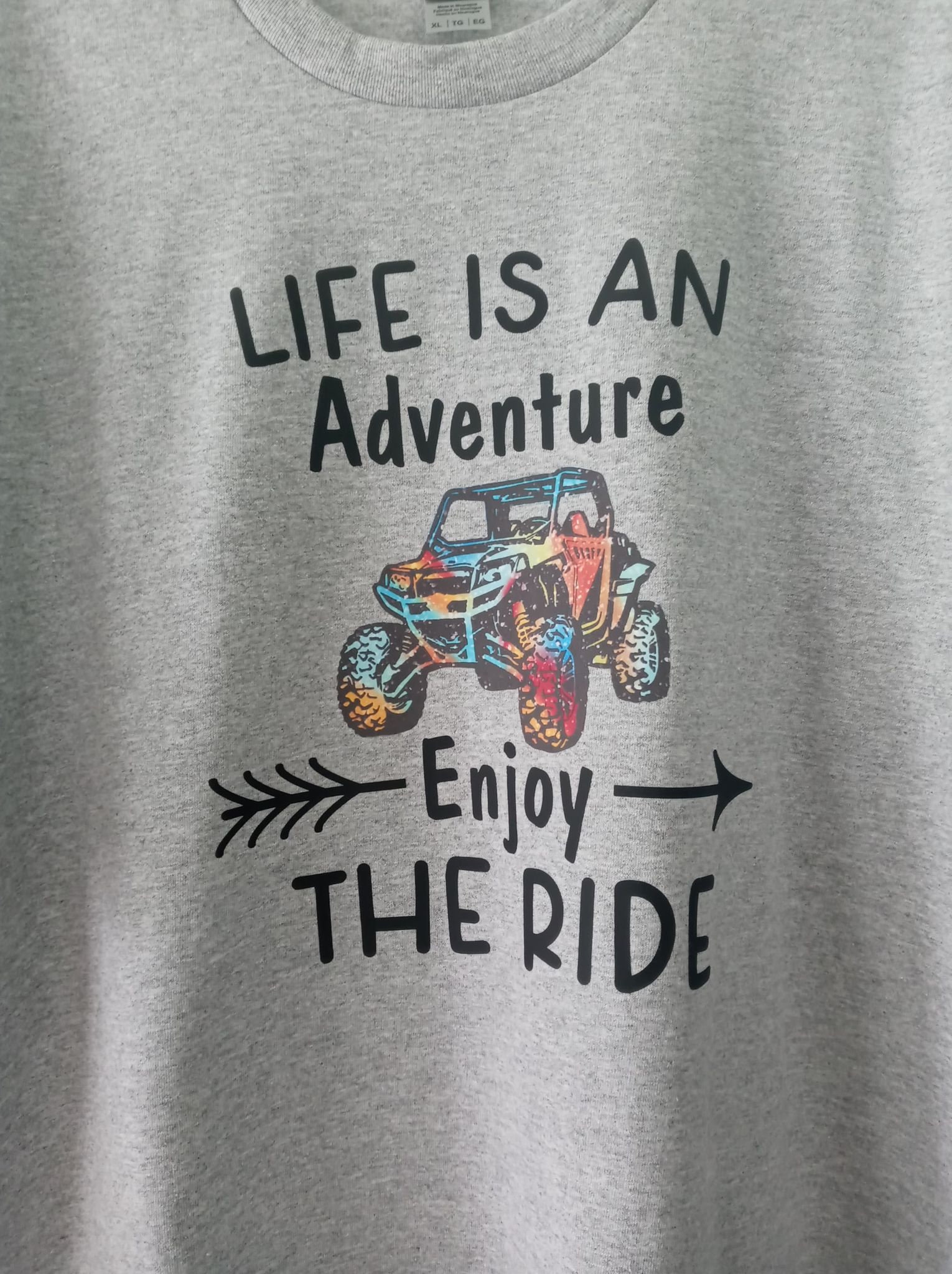 Life is an Adventure Enjoy the Ride, Riding Shirts, Side by Side Shirts ...