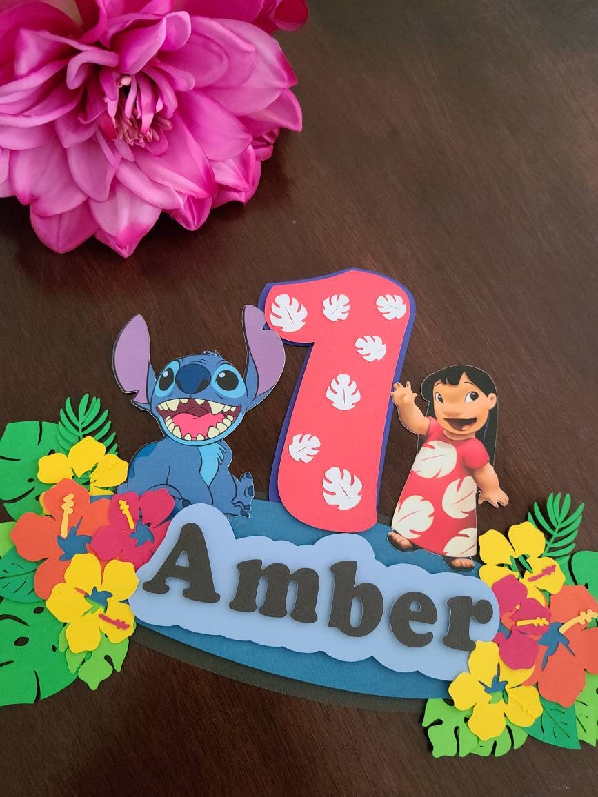 Cake Topper Lilo and Stitch - Etsy