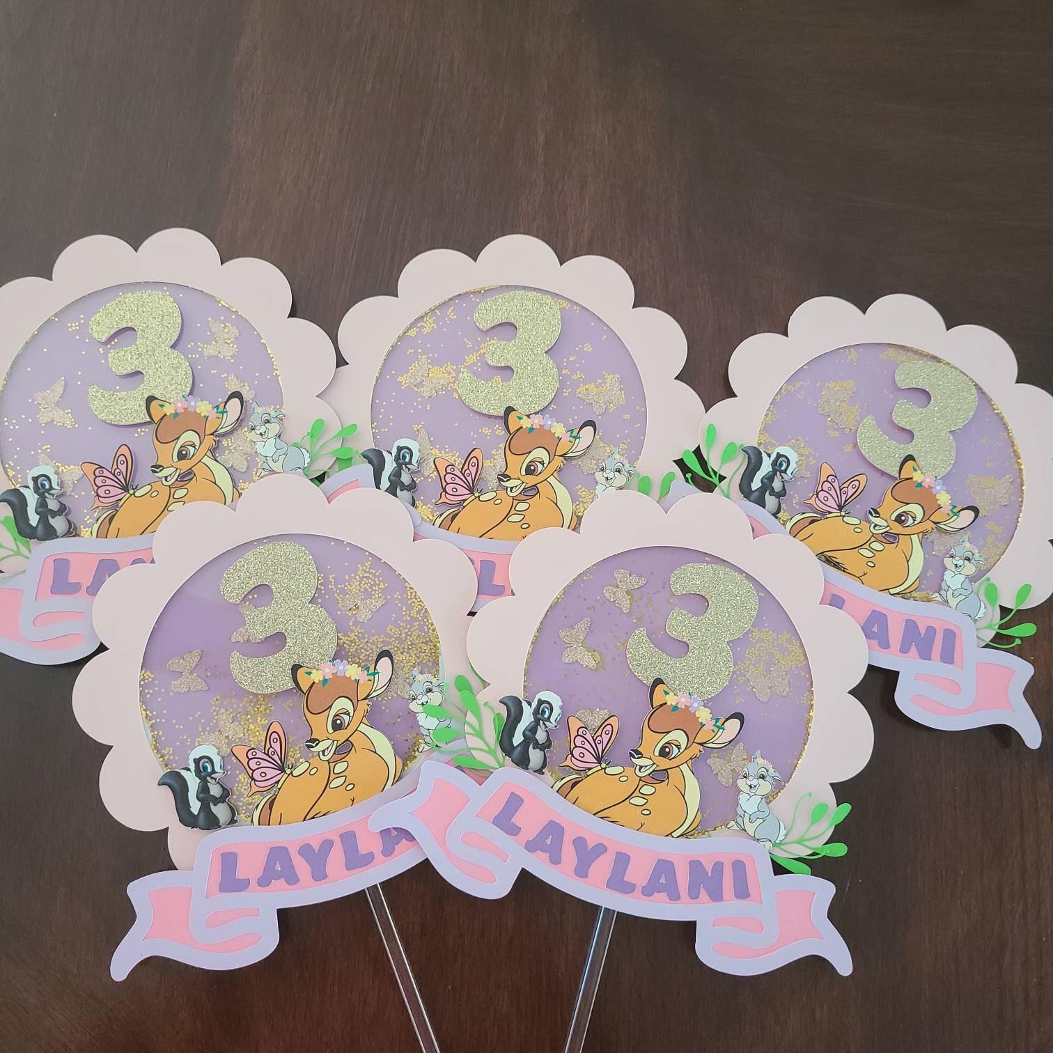 Cake topper Bambi | Etsy