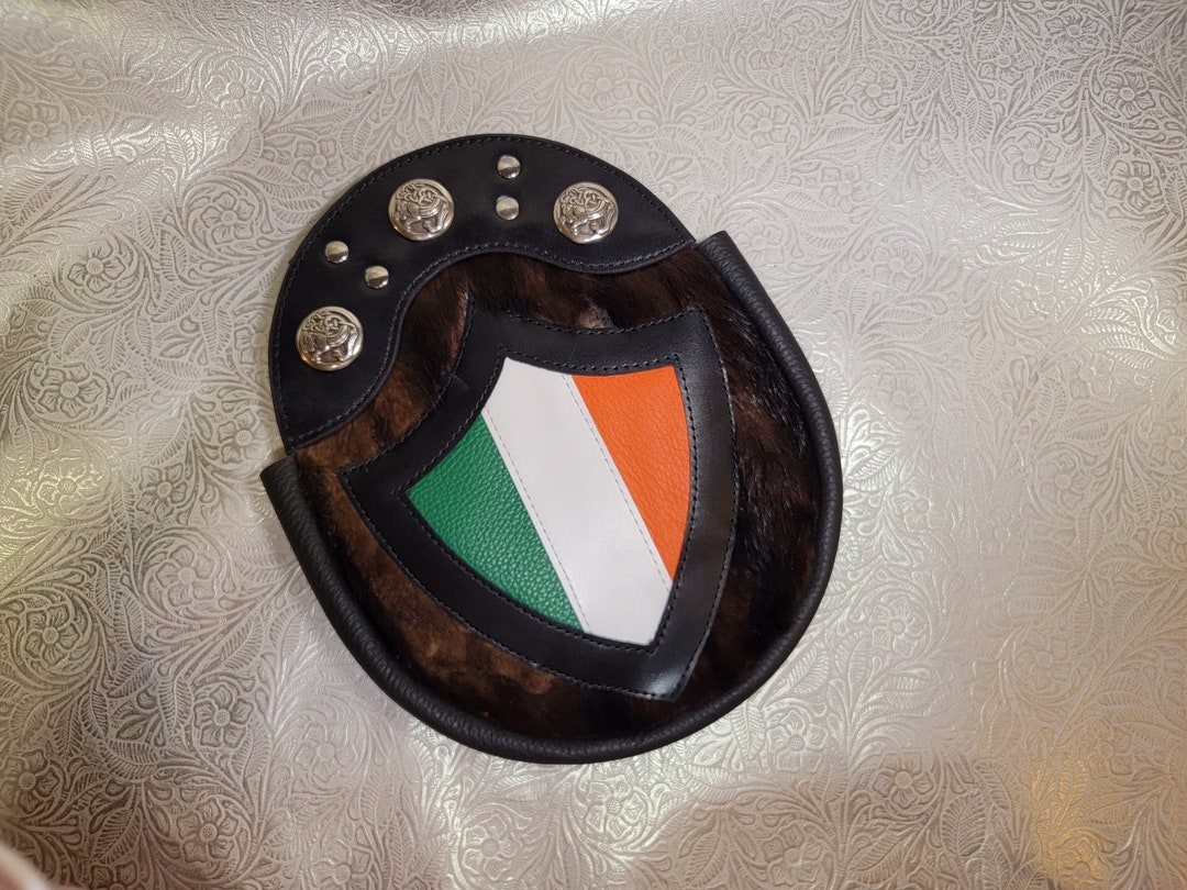 Dress Sporran, Mink Fur With Irish Flag - Etsy