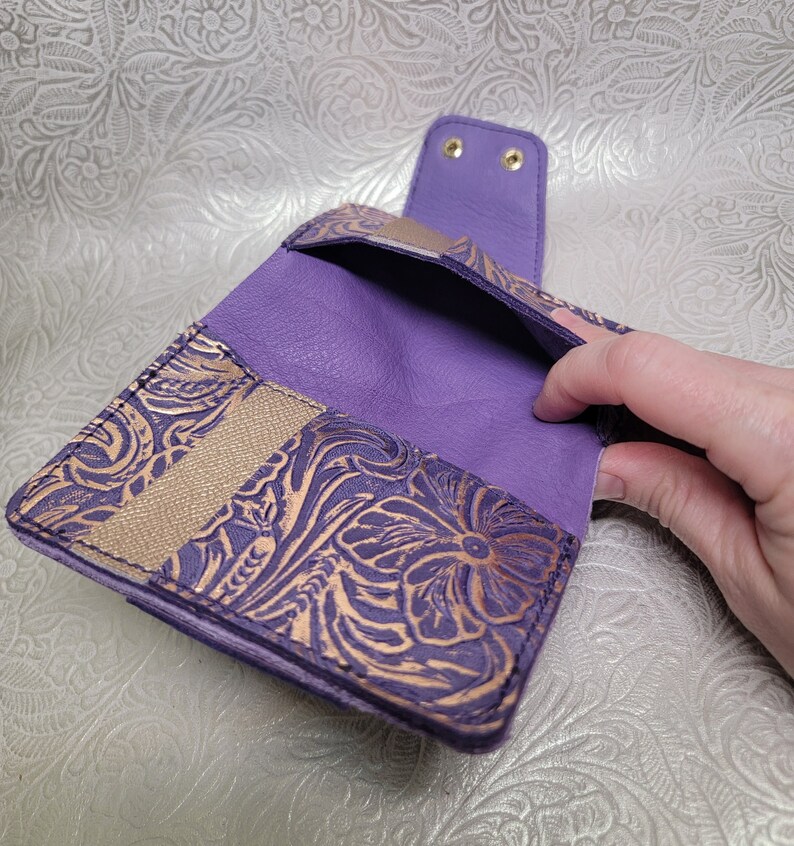 Bifold Button Bill Fold Wallet, Volcano Red - Etsy