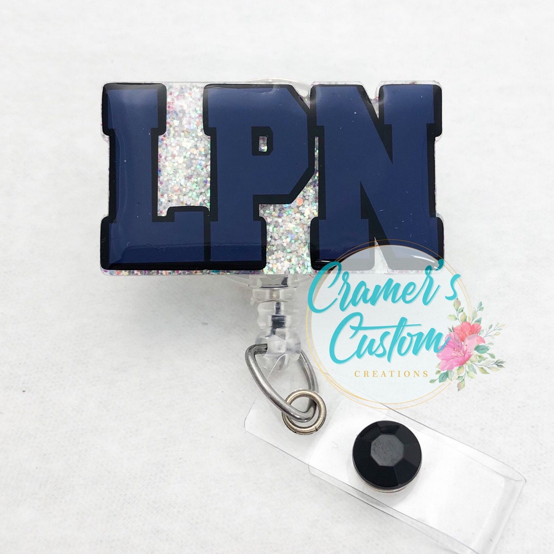 Custom LPN Badge Reel - Etsy