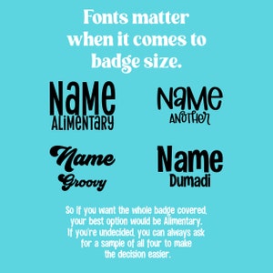 Personalized Name Badge - Custom Badge Reel - Custom Name Badge - Etsy