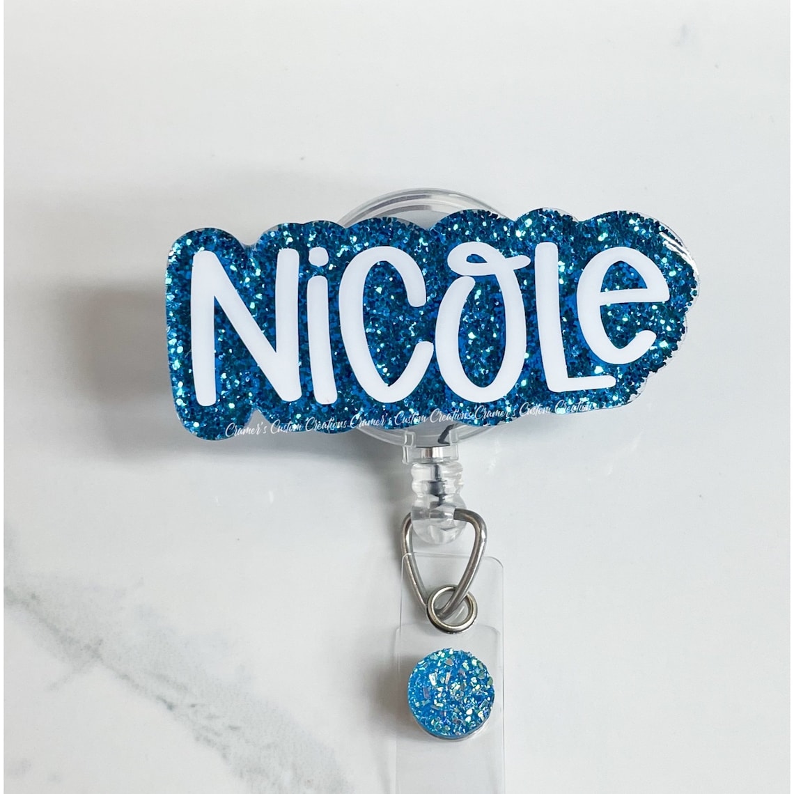 Personalized Name Badge Custom Badge Reel Custom Name - Etsy