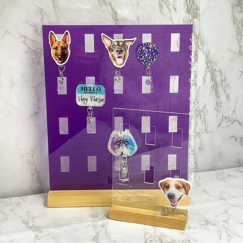 Badge Acrylic Display - Etsy
