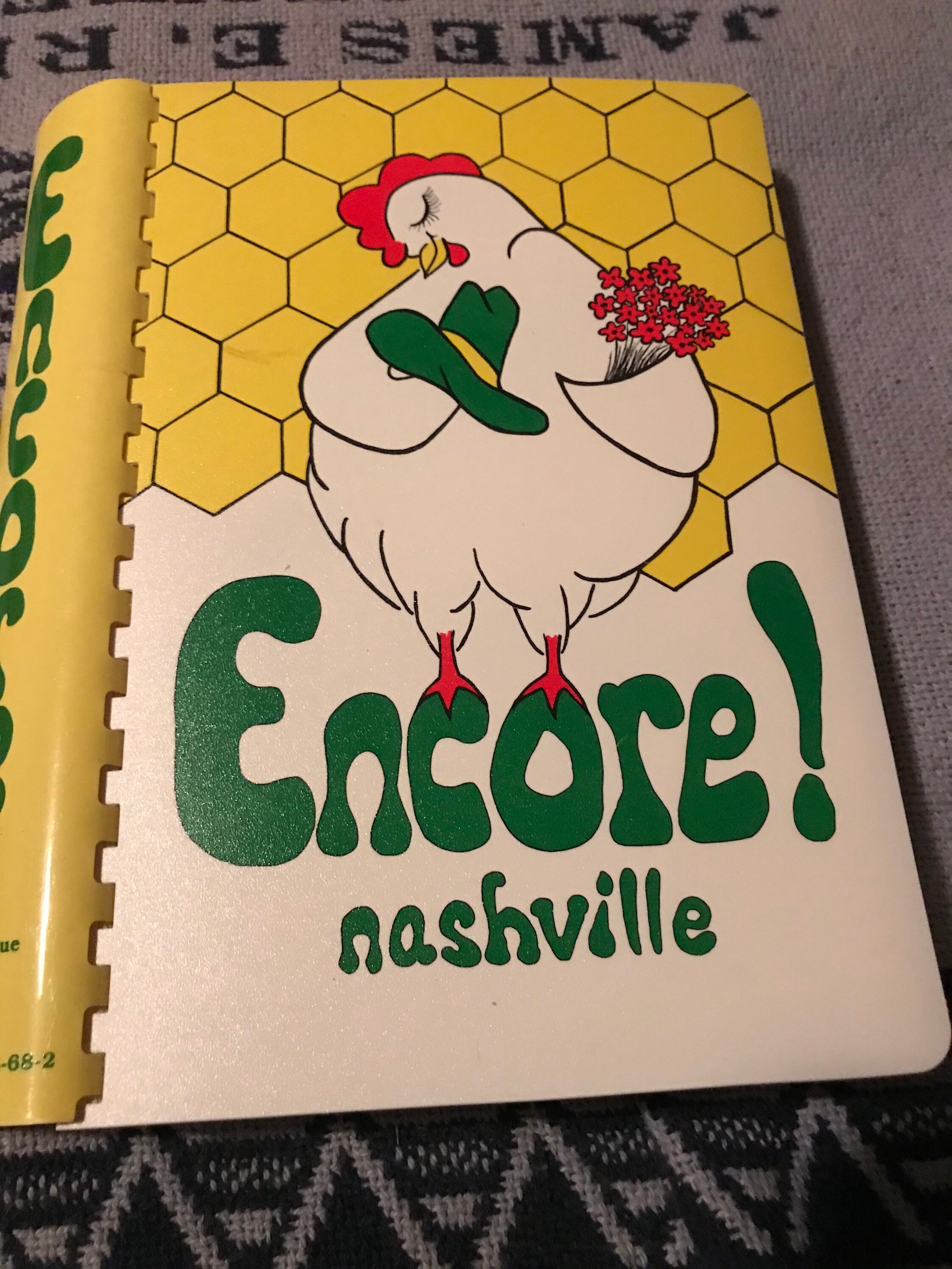 Encore Nashville Tennessee Cookbook Junior League 1985 Vintage ...