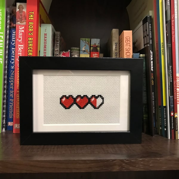 Zelda Heart Cross Stitch - Etsy