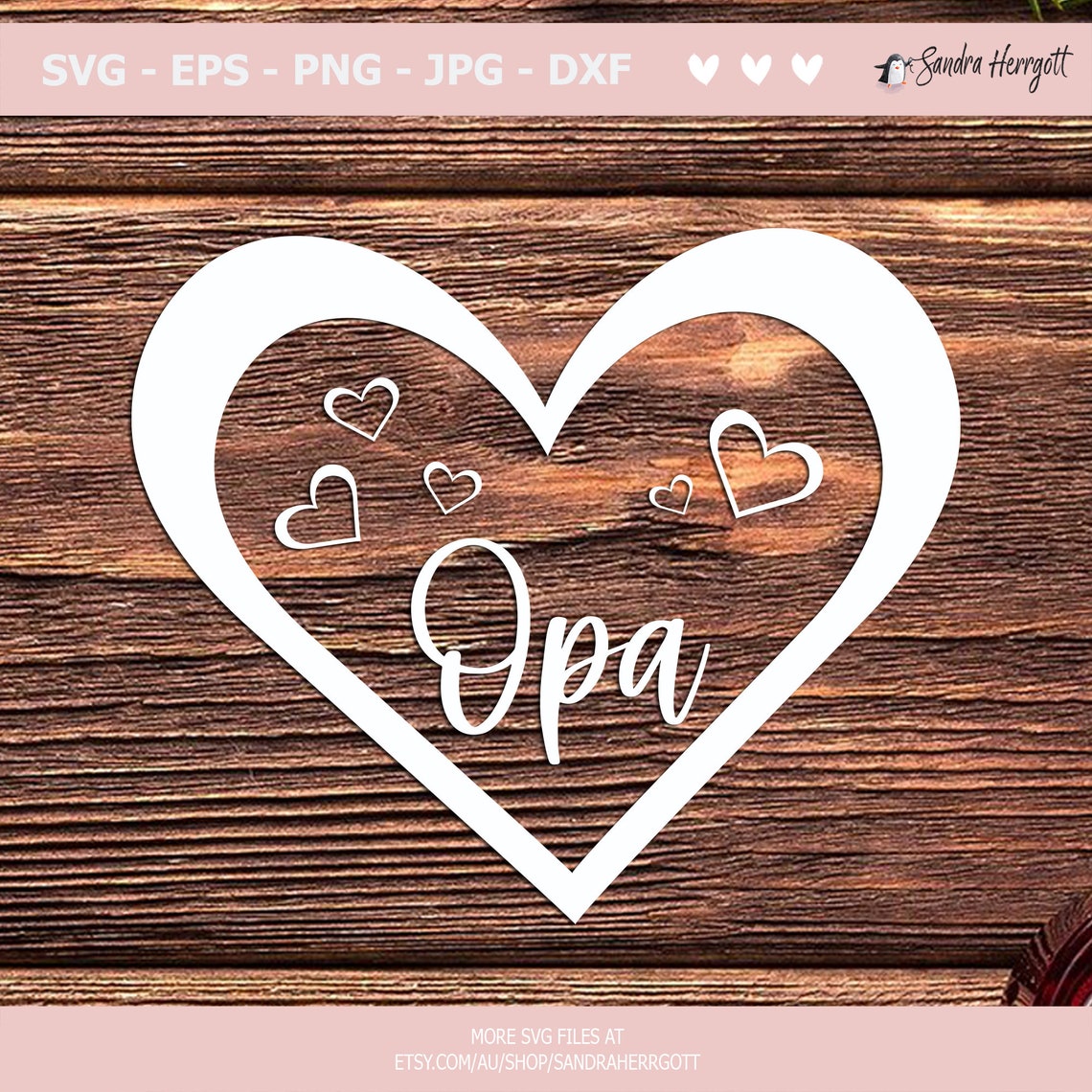German Opa Plotter File Svg Dxf Lieber Opi Cricut Wreath Split - Etsy