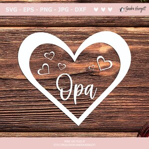 German Opa Plotter File Svg Dxf Lieber Opi Cricut Wreath Split Vily Cut ...