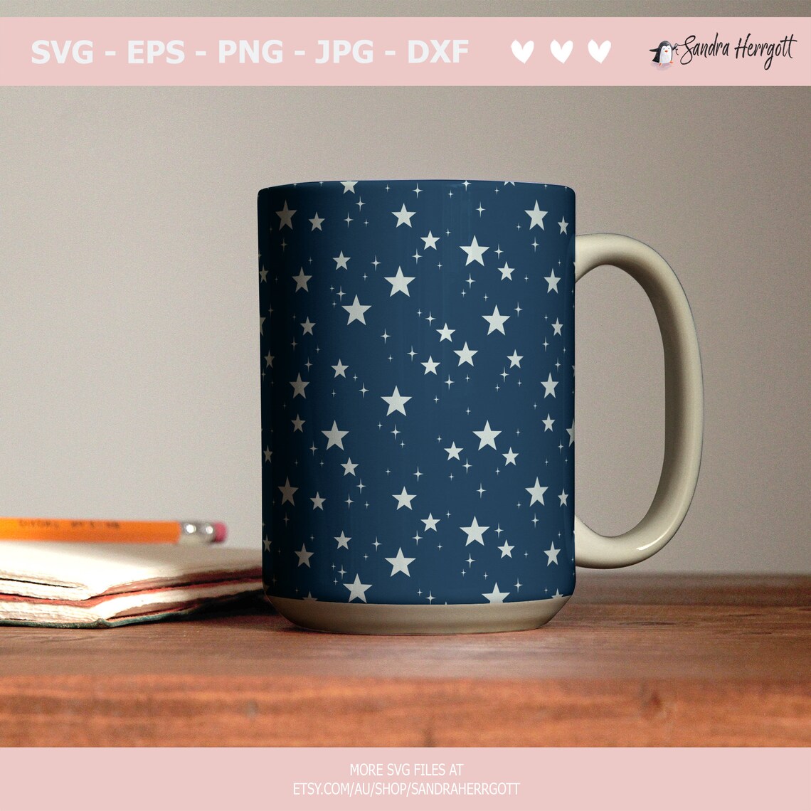 Plotterdatei Sterne Design Dxf Png Eps Jpg Celestial Cricut ...