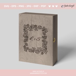 Ivy Plotter File Svg Dxf Png Eps Pdf Climber Cricut Botanical ...