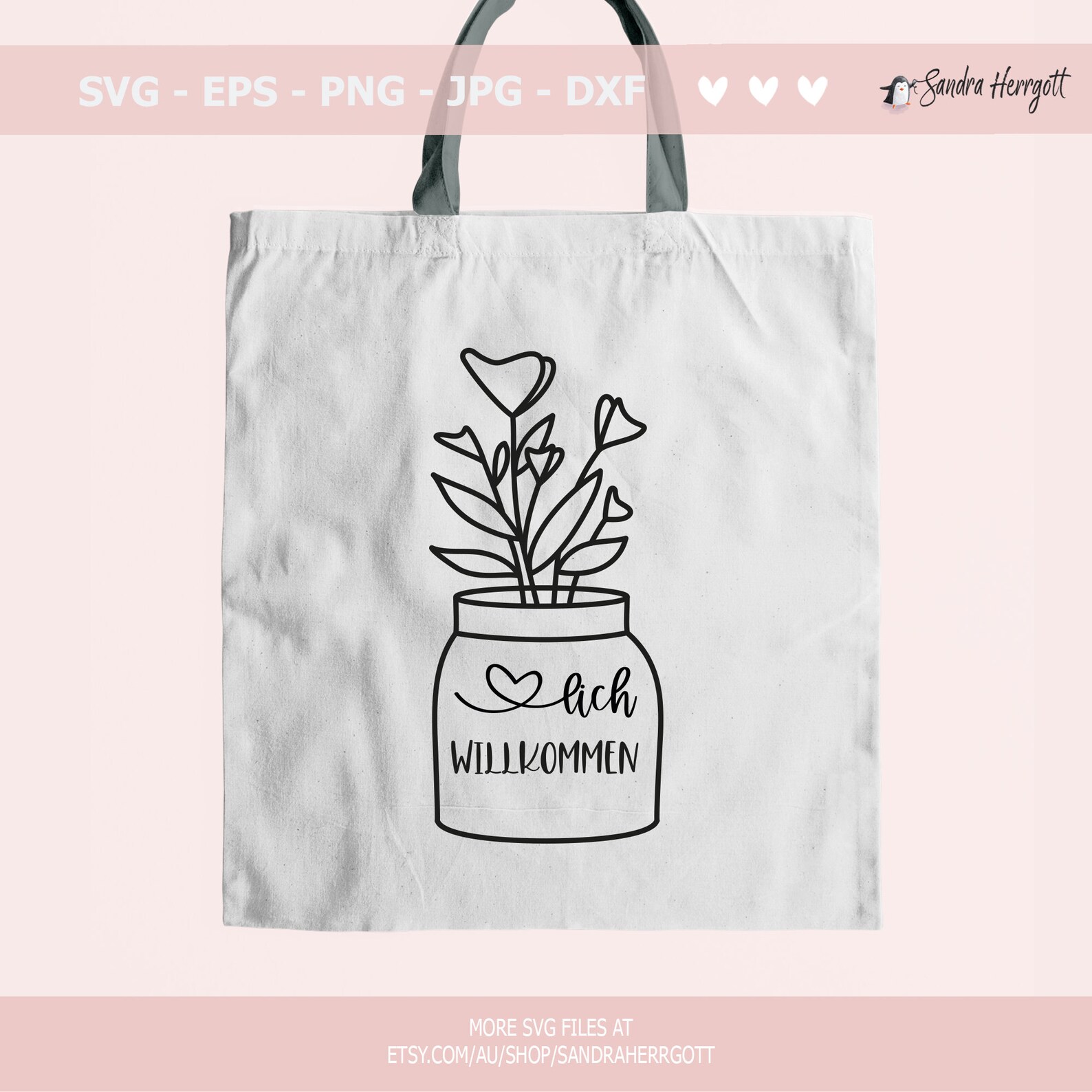 German Home Plotter File SVG DXF PNG House Heart Love - Etsy