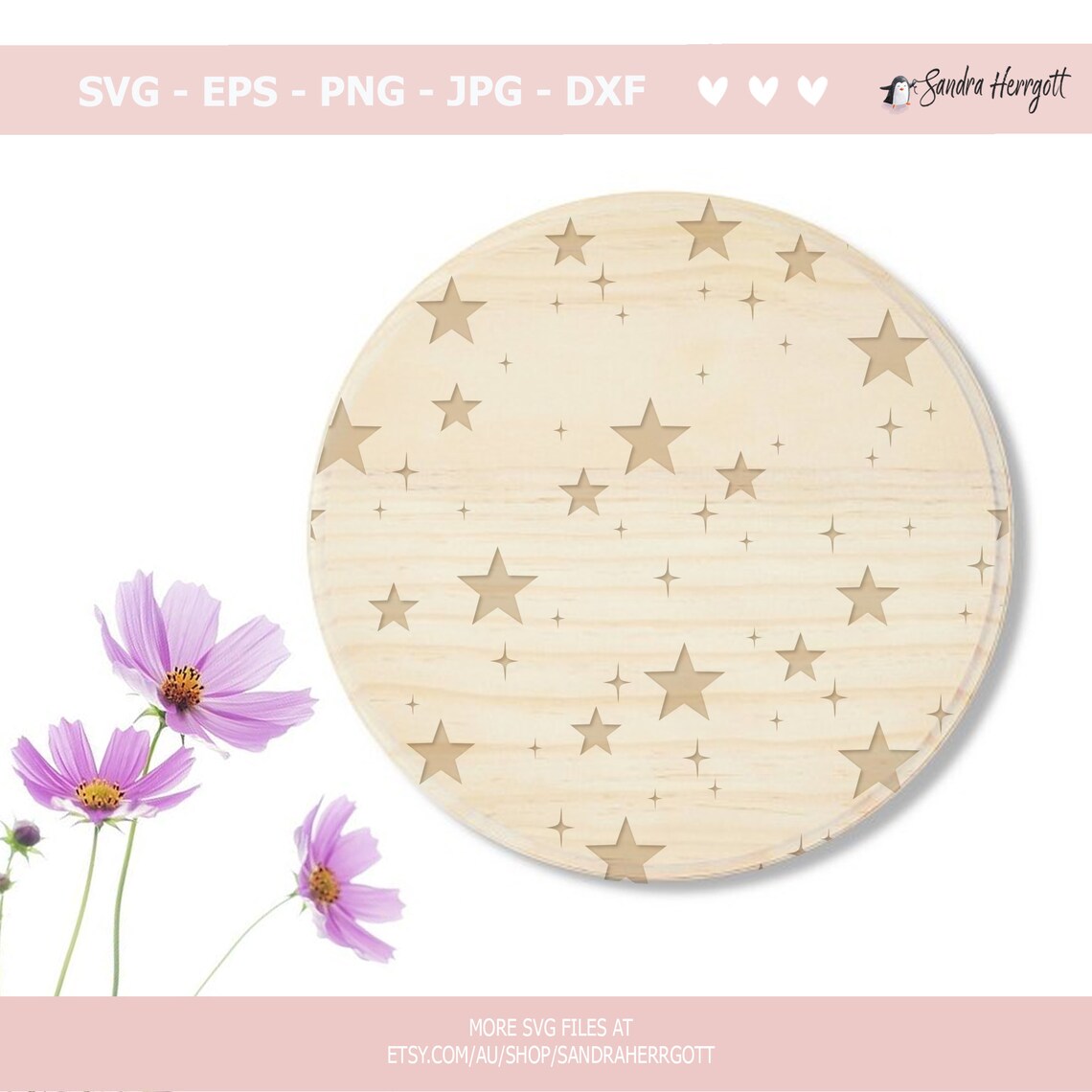 Plotterdatei Sterne Design Dxf Png Eps Jpg Celestial Cricut ...
