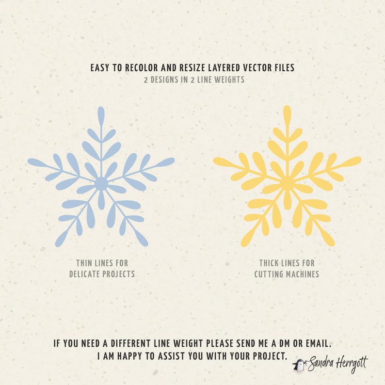 Snowflakes Plotter File Svg Dxf Png Pdf Jpg Folk Art Celestial Cricut ...