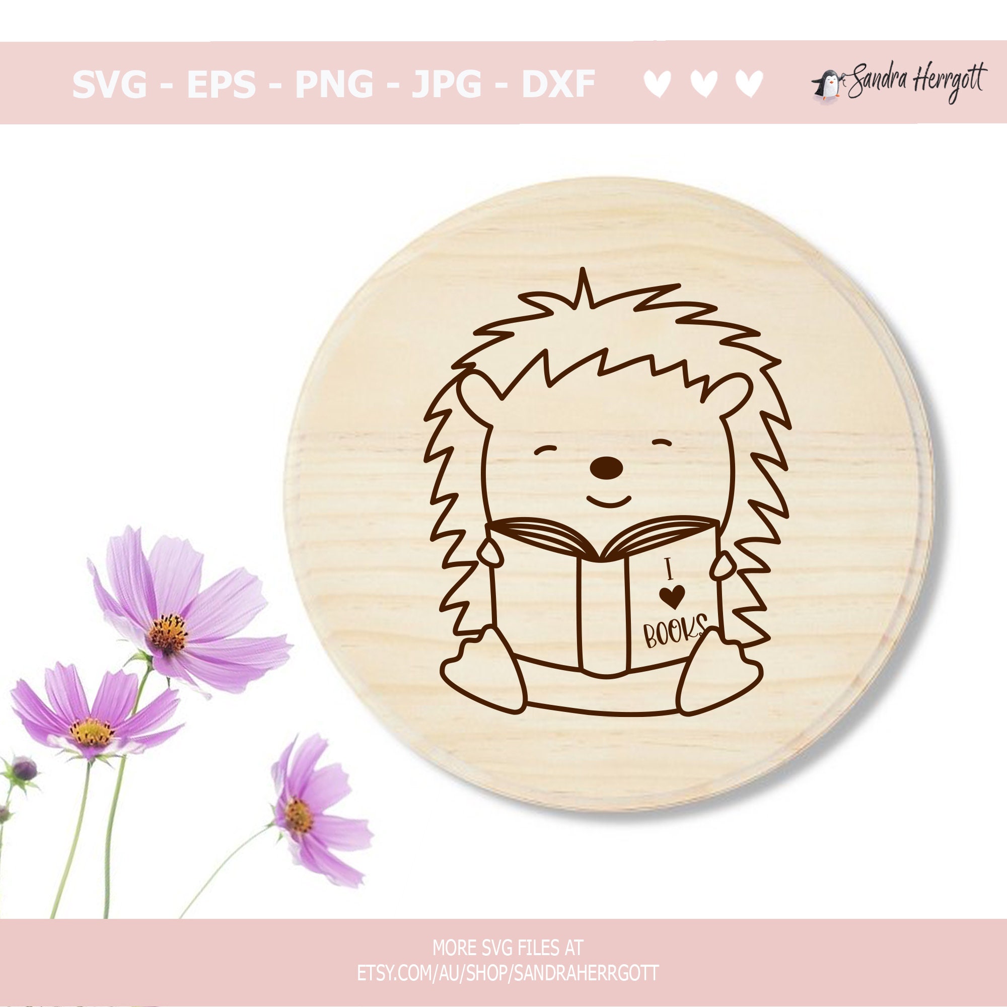Animal Reading Plotter File SVG DXF PNG Lion Fox Koala Bear - Etsy