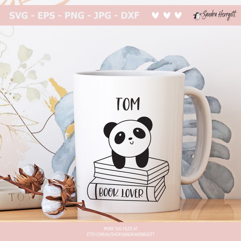 Animal Book Lover Svg Bundle Bear Reading Cricut Cute Cat Book | Etsy