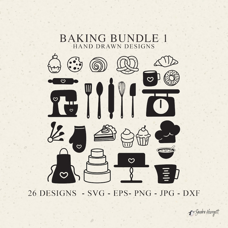 Leaf Baking Clipart - Etsy