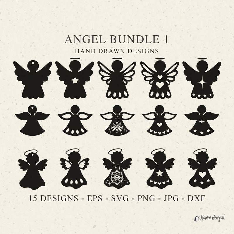 Angel Svg - Etsy