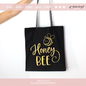 Bee Quote Plotter File Svg Dxf Png Jpg Insect Cricut Honey Mine Happy ...