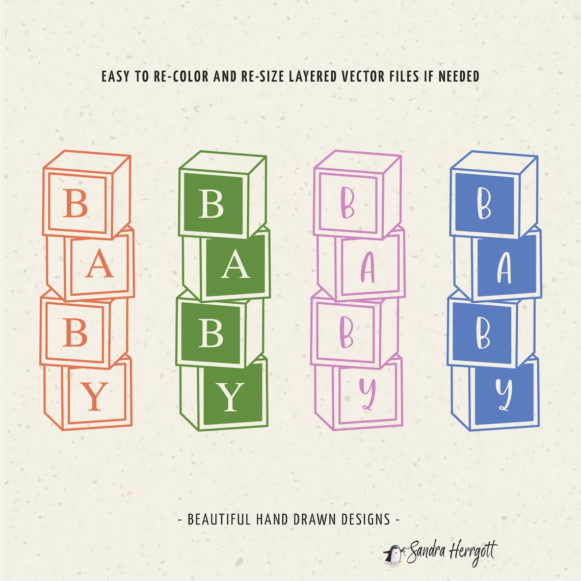 Baby Block Plotter File Svg Dxf Png Toy Cricut Silhouette Kids - Etsy