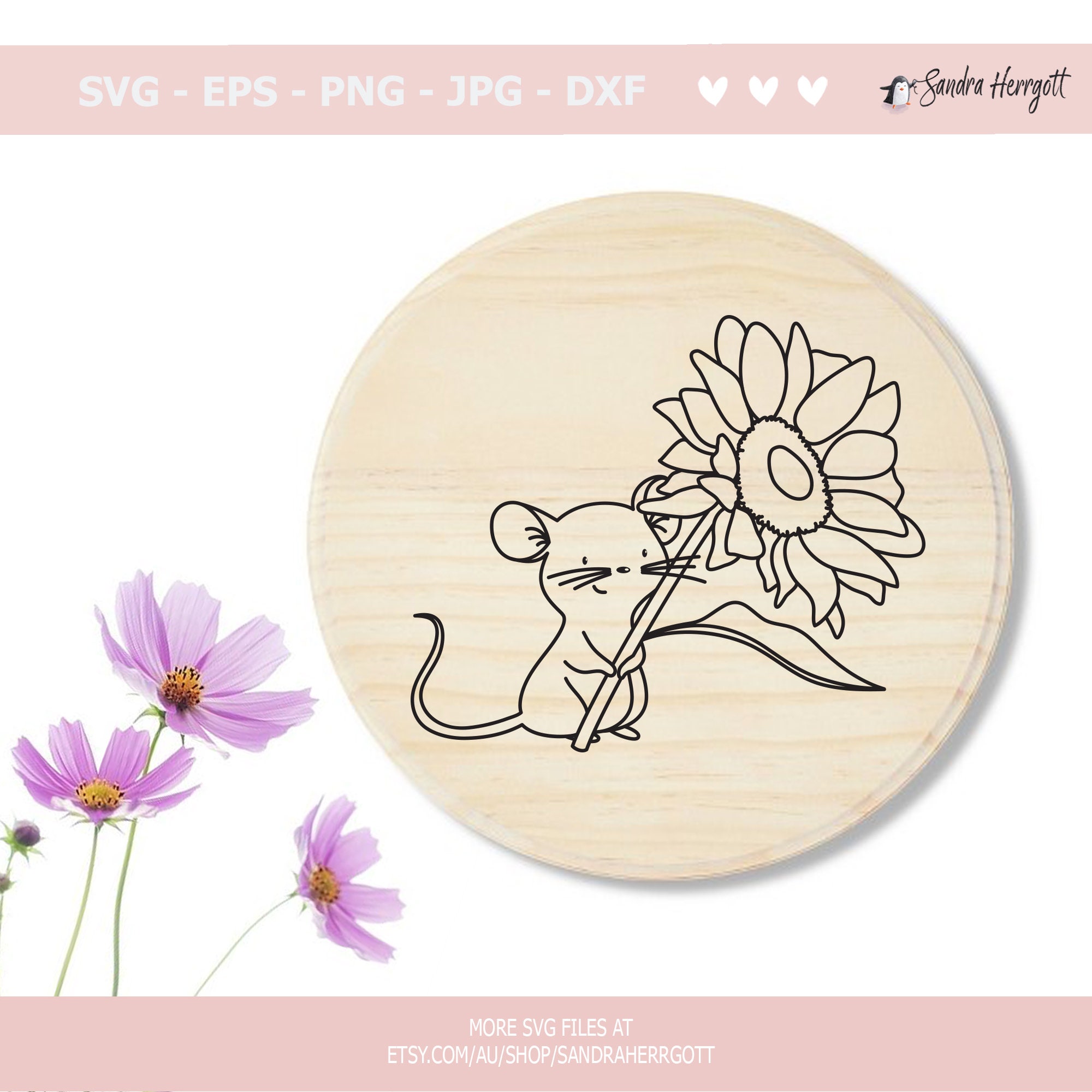 Little Mouse Svg Bundle Animals Cut File Cute Cutting File | Etsy Australia
