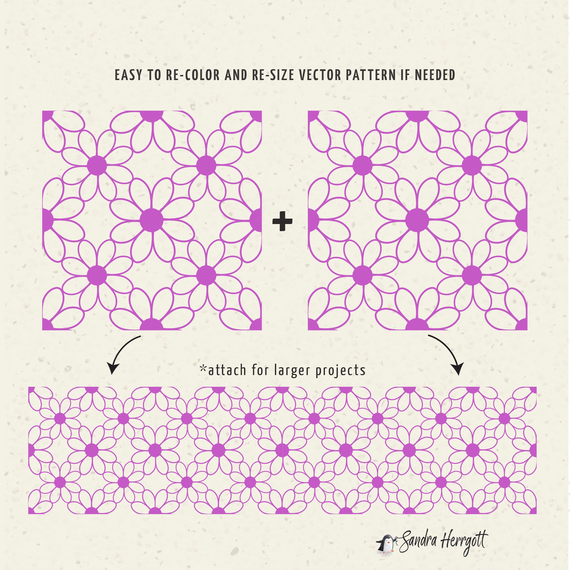 Daisy Seamless Pattern SVG DXF PNG Eps Jpg Flower Cricut - Etsy