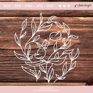 Bird Letter Plotter File Svg Dxf Eps Png Jpg Pdf Animal Cricut Leaf ...