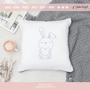 Birthday Bunny Plotter File Svg Dxf Png Jpg Pdf Cute Baby Animal Cricut ...