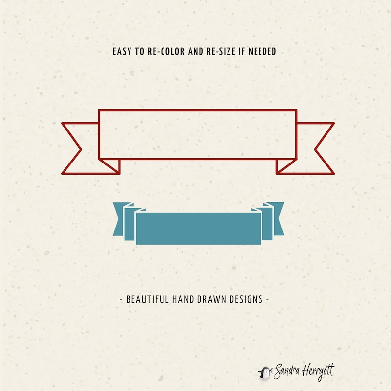 Ribbon and Banner Plotter Files SVG DXF PNG Cricut Brother - Etsy Australia