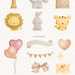 Half Body Animal Watercolour Clipart Set File Png, Baby Tiger Lion ...