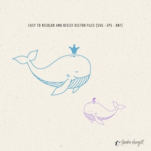 Orca Plotter File Svg Dxf Png Jpg Pdf Baby Whale Cricut Silhouette ...