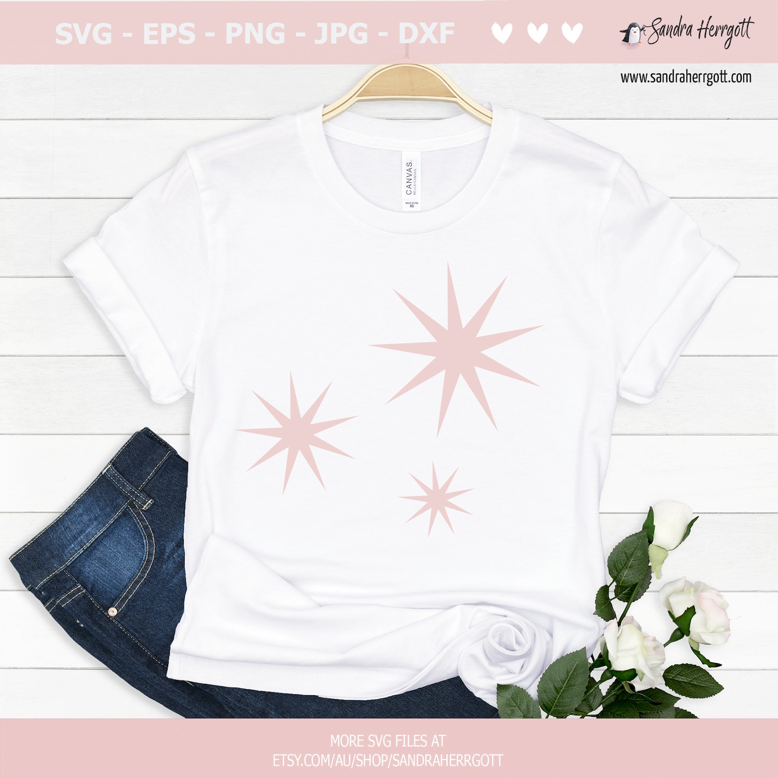 Star Svg Bundle Sparkling Stars Svg Dxf Png Eps Star Cut - Etsy
