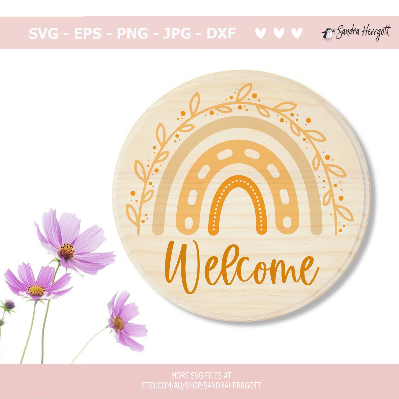 Boho Regenbogen Plotterdatei Svg Dxf Png Jpg Eps Cute Bunte - Etsy Schweiz