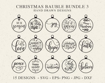 Joy Hope Peace Love Christmas Svg Christmas Tree Svg Joy - Etsy