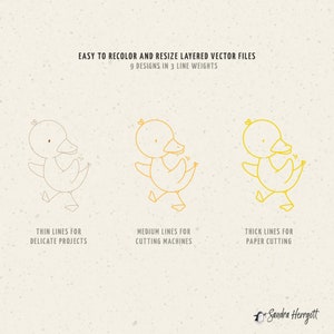 Baby Duck Plotter File Svg Dxf Png Jpg Pdf Bird Cricut Animal ...