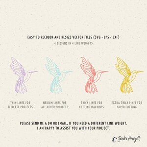 Hummingbird Plotter File Svg Dxf Png Eps Jpg Pdf Cute Bird Cricut Sweet ...