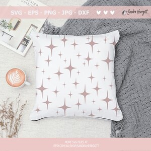 8 Star Seamless Pattern SVG Plotter File Dxf Png Eps Jpg Celestial ...