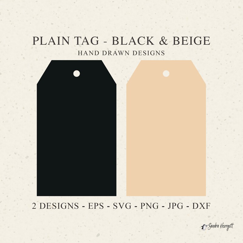 Plain Tag - Etsy