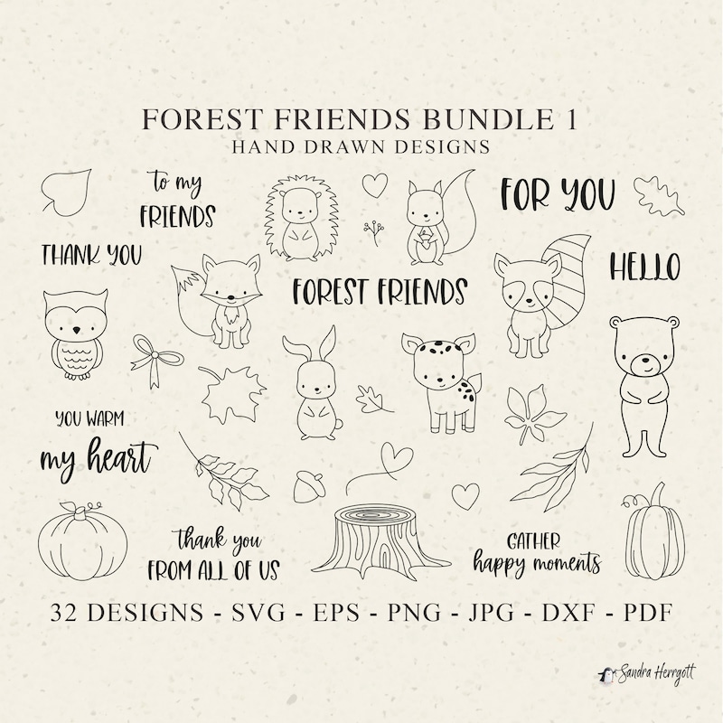 Forest Friends Party - Etsy