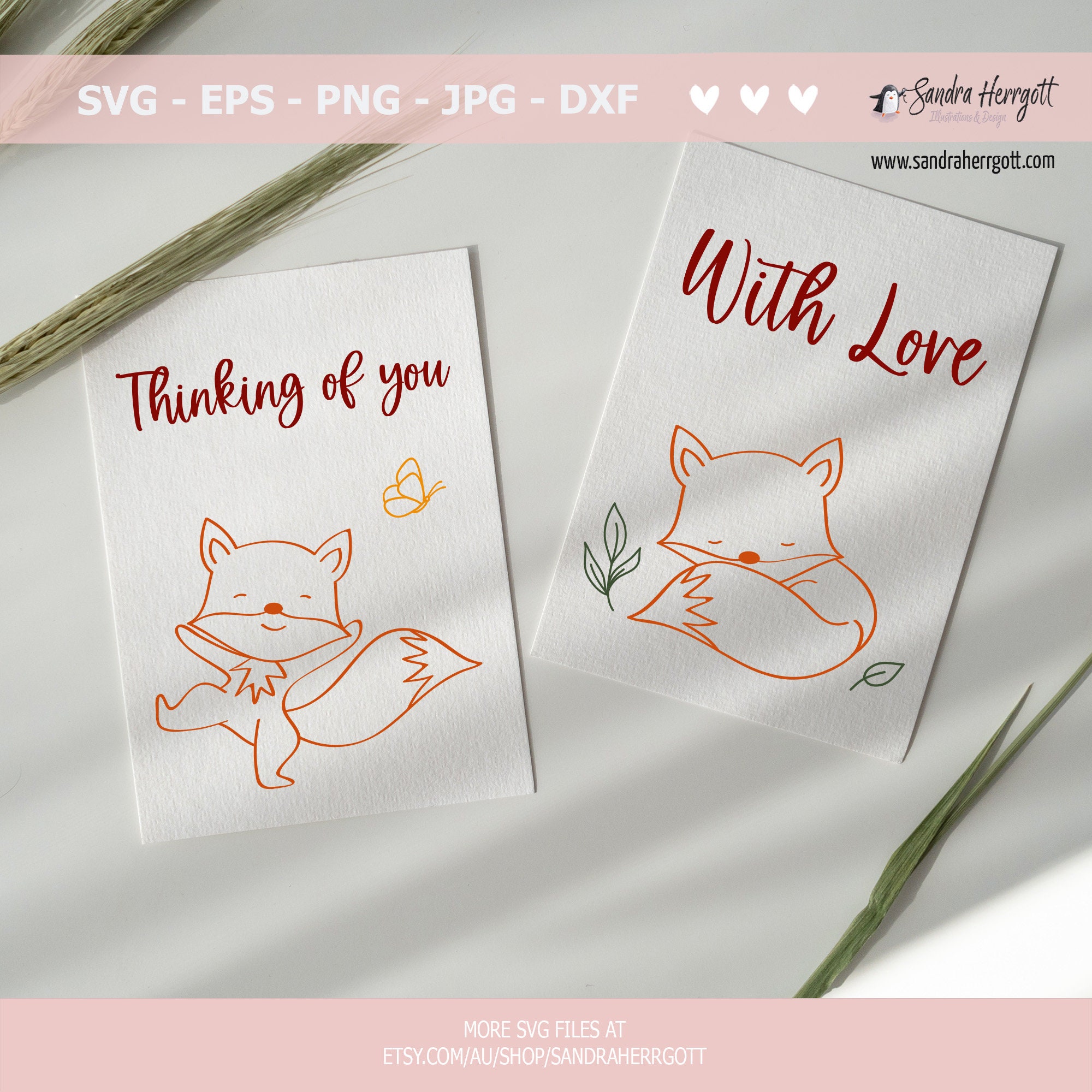 Little Fox Svg Bundle Fox Svg Forest Animal Svg Fox Cricut | Etsy