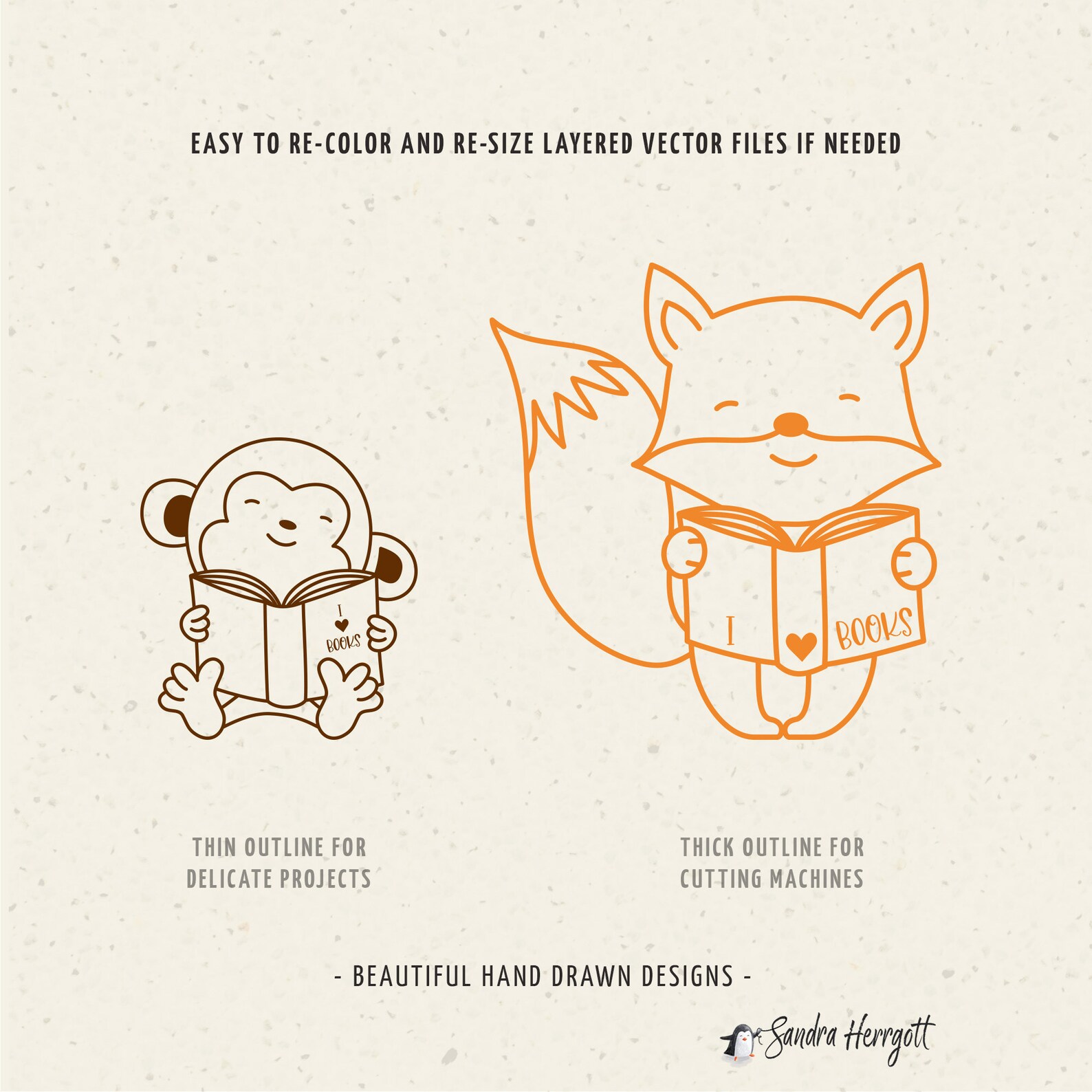 Animal Reading Plotter File SVG DXF PNG Lion Fox Koala Bear | Etsy