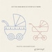 Pram Plotter File Svg Dxf Png Motherhood Cricut Baby Shower Silhouette ...