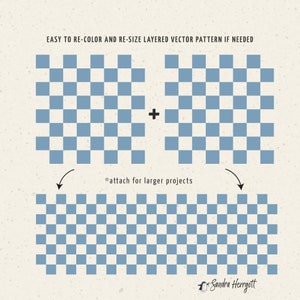 Checkered Seamless Pattern Svg Dxf Png Eps Jpg Cricut Background ...