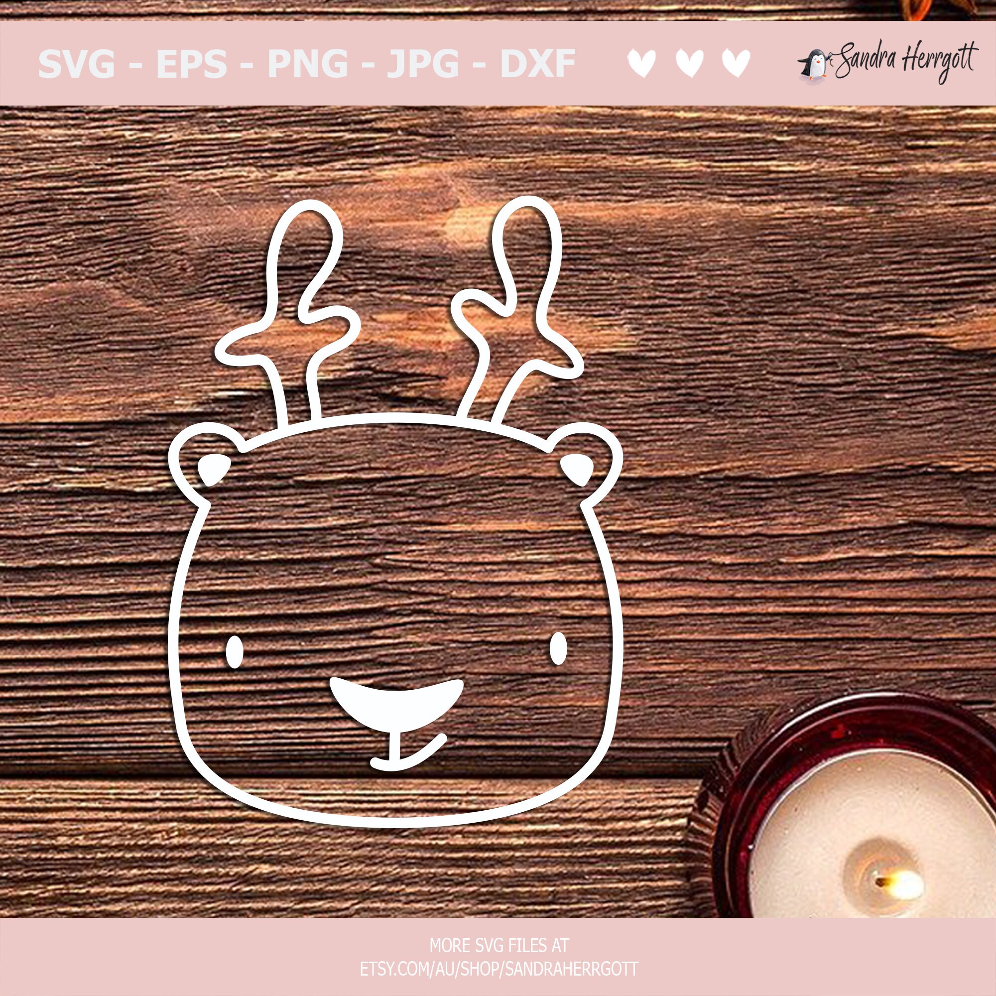Cute Animal Faces Plotter File Svg Dxf Png Jpg Fox Cricut Baby Shower ...
