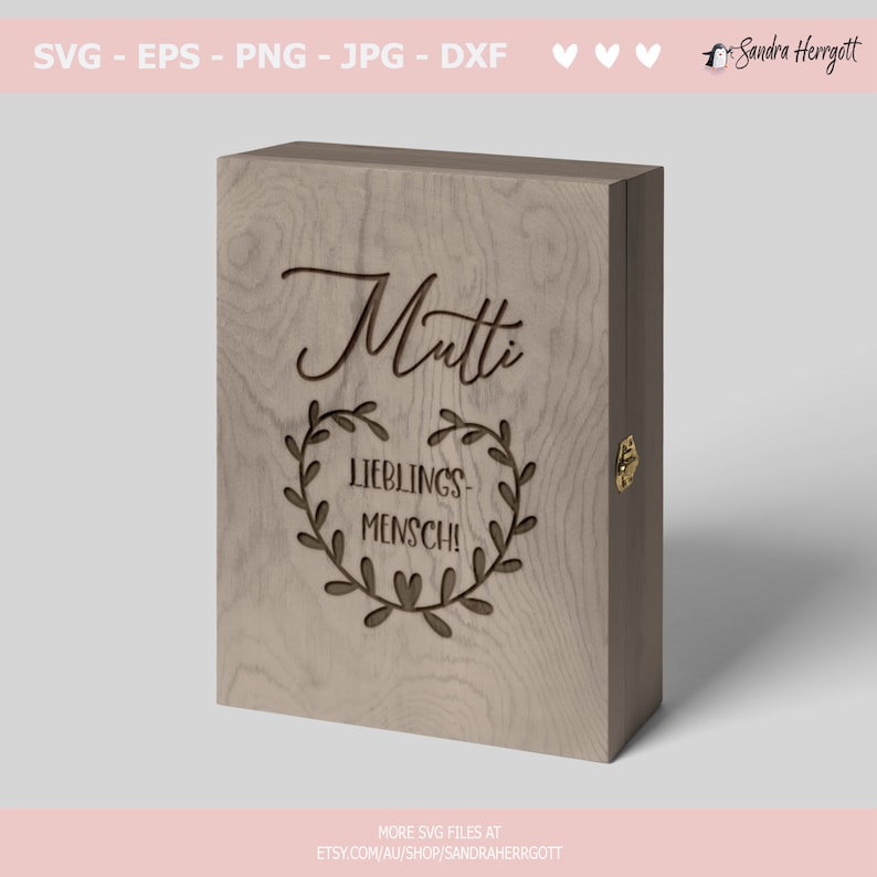 Mutti Plotterdatei SVG DXF Eps Png Jpg Ich liebe meine Mutti - Etsy.de