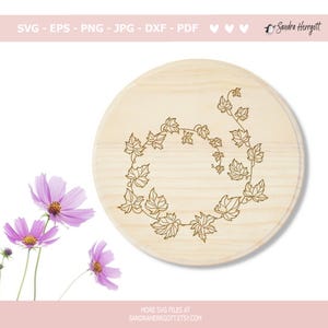Ivy Plotter File Svg Dxf Png Eps Pdf Climber Cricut Botanical ...
