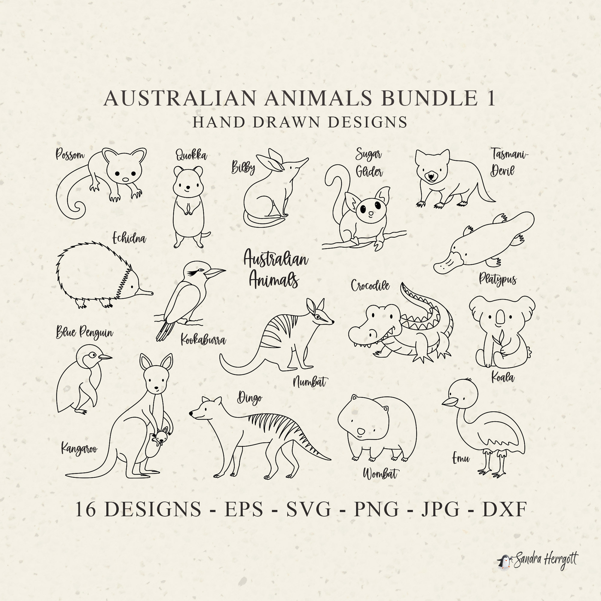 Australian Animal Plotter File Svg Dxf Png Jpg Cute Aussi Baby - Etsy ...